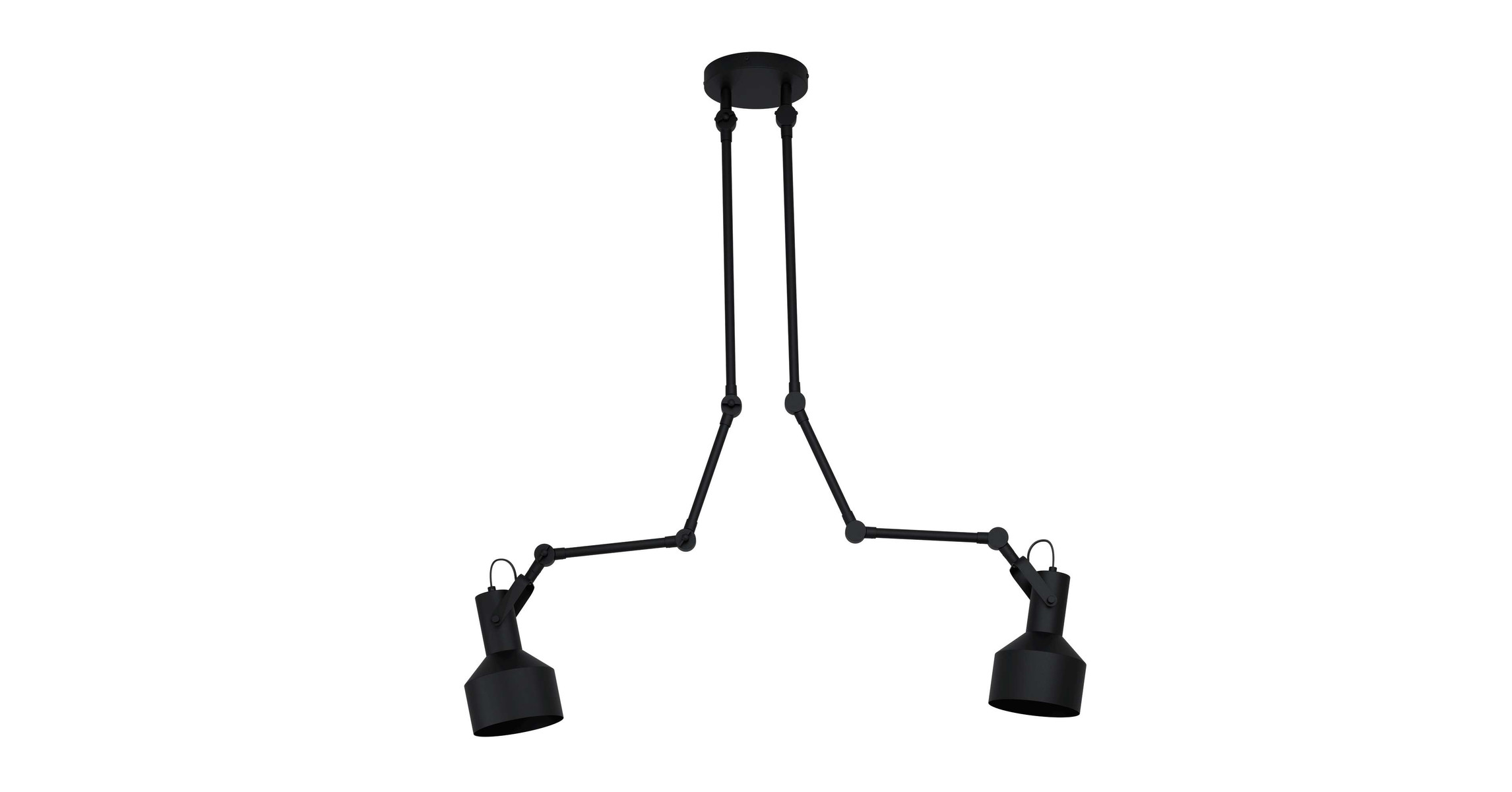 Eglo 43562 Takeley mennyezeti lámpa, állítható, 2 lámpafejjel, fekete ...