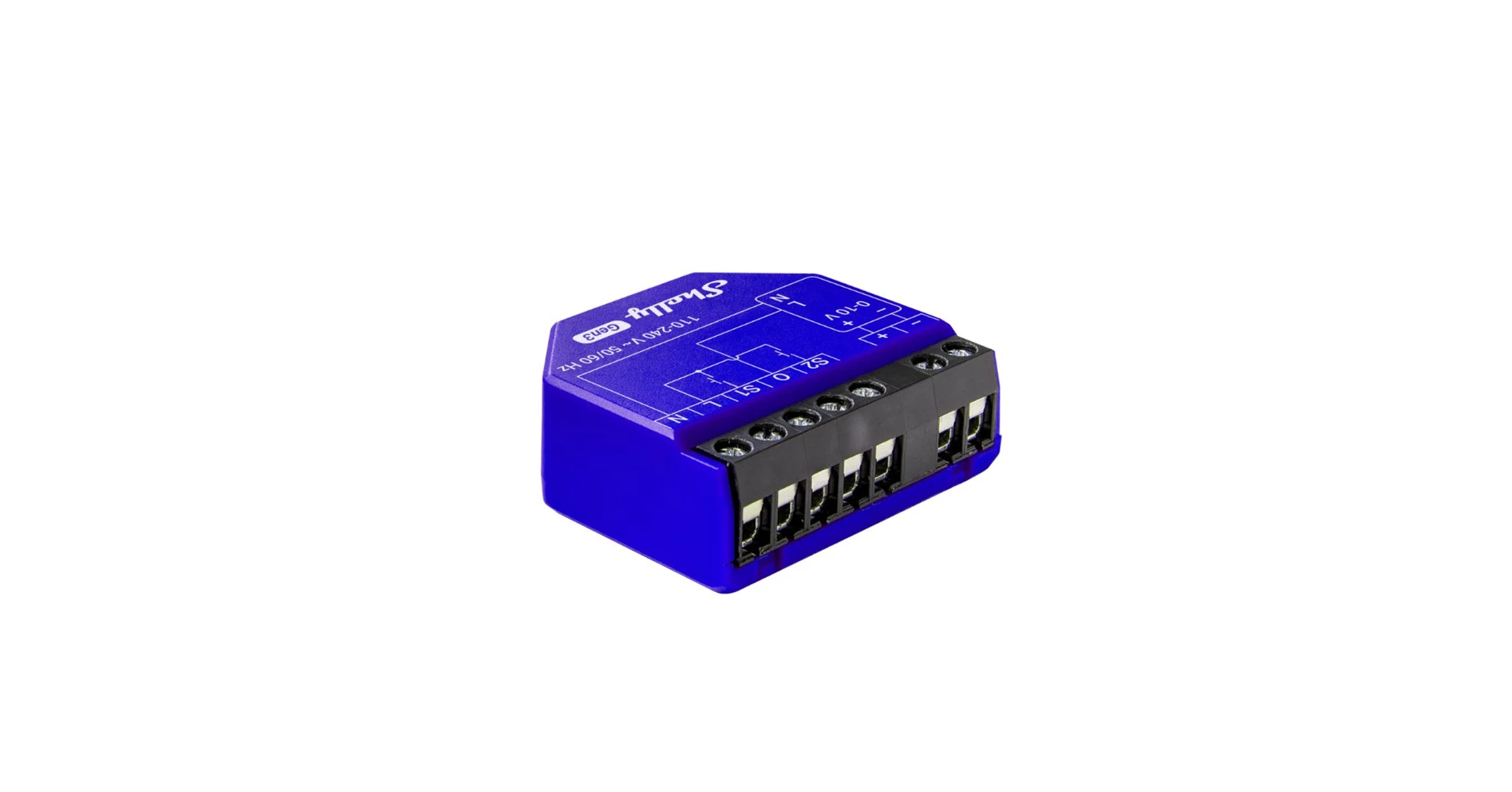 Shelly Dimmer 0-10V PM Gen3 0-10V jeladó Wi-Fi, Bluetooth, Black ...
