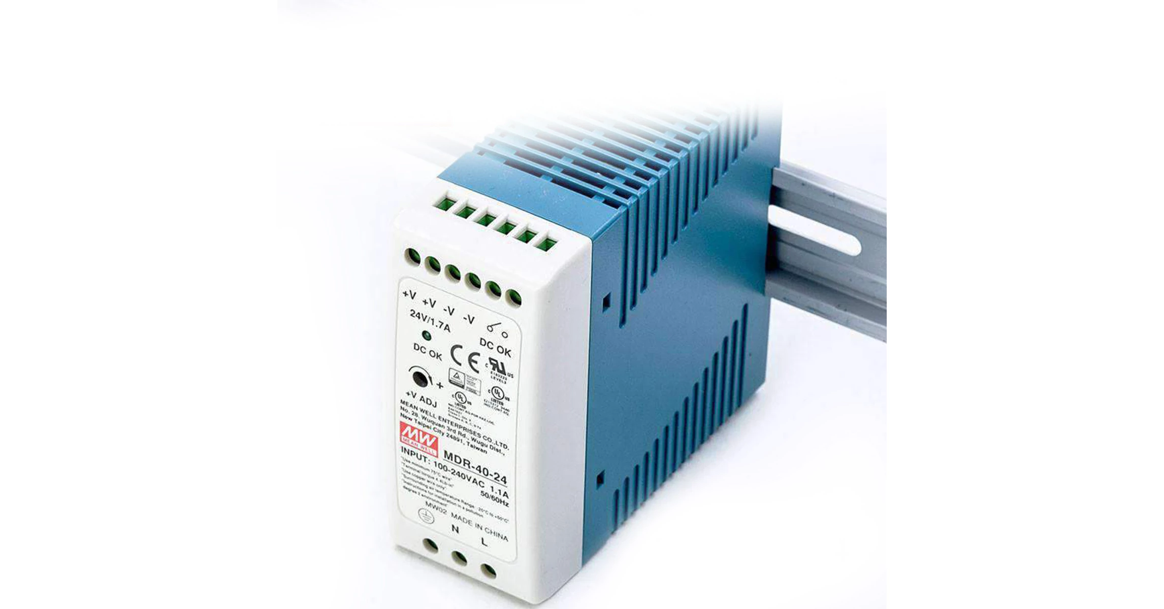 Mean Well MDR-40-24 40W/24V/0- tápegység